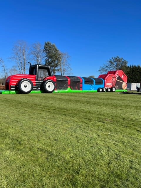 Mega Tractor & Trailer Package (4 Part) - Bouncy Castle Hire in ...
